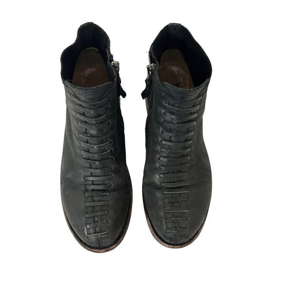 John Fluevog | Shoes | John Fleuvog Babette Black Rare Leather Zip ...